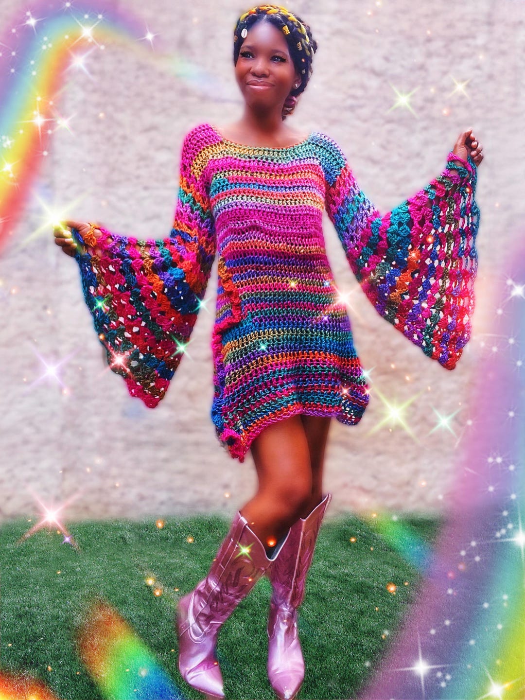 The Ascella Crochet Dress Remix. Digital Crochet Pattern. - Etsy