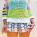 The Rainbow Connection Crochet Top Pattern. Instant Download - Etsy