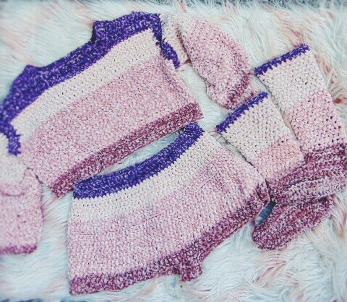 The Dream Lounge Wear Set Crochet Pattern. 3 Patterns - Etsy