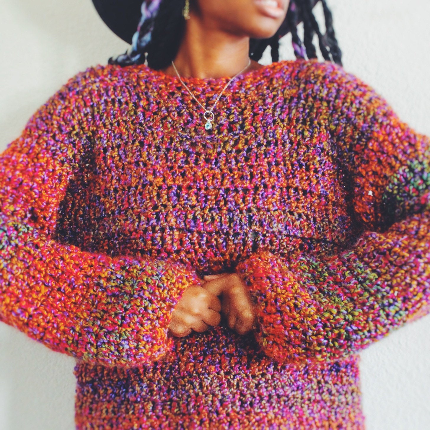 The Cozy Discovery Crochet Sweater Top Pattern. Instant Download! - Etsy