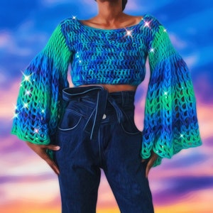 The Luna Crochet Top. Digital Crochet Pattern. - Etsy