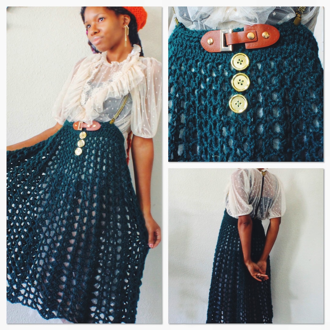 The Rustling Crochet Skirt Pattern. Instant Download - Etsy