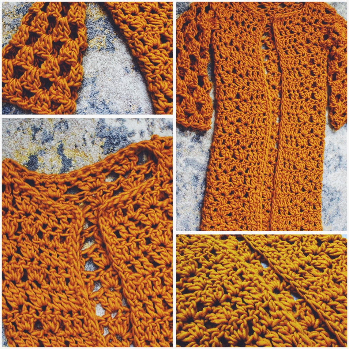 The Alaric Crochet Duster Cardigan Pattern. Instant Digital Download ...