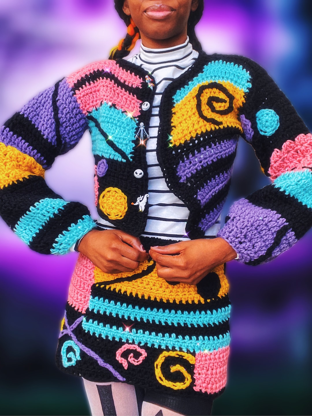 The Sally Stitch Crochet Cardigan. Digital Crochet Pattern. - Etsy