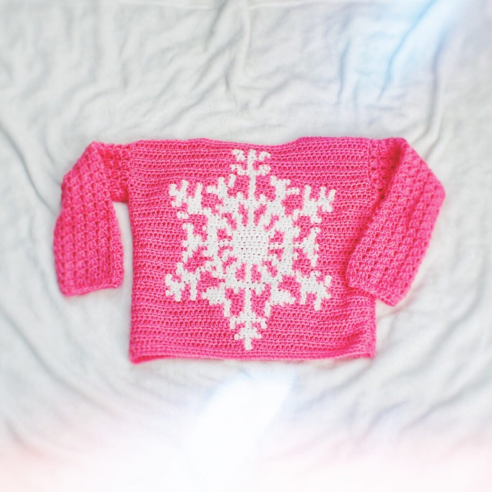 The Snowflake One Crochet Sweater Pattern. Instant Download - Etsy