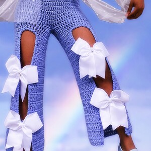 The Bowie Cut Out Crochet Pants. Digital Crochet Pattern. - Etsy