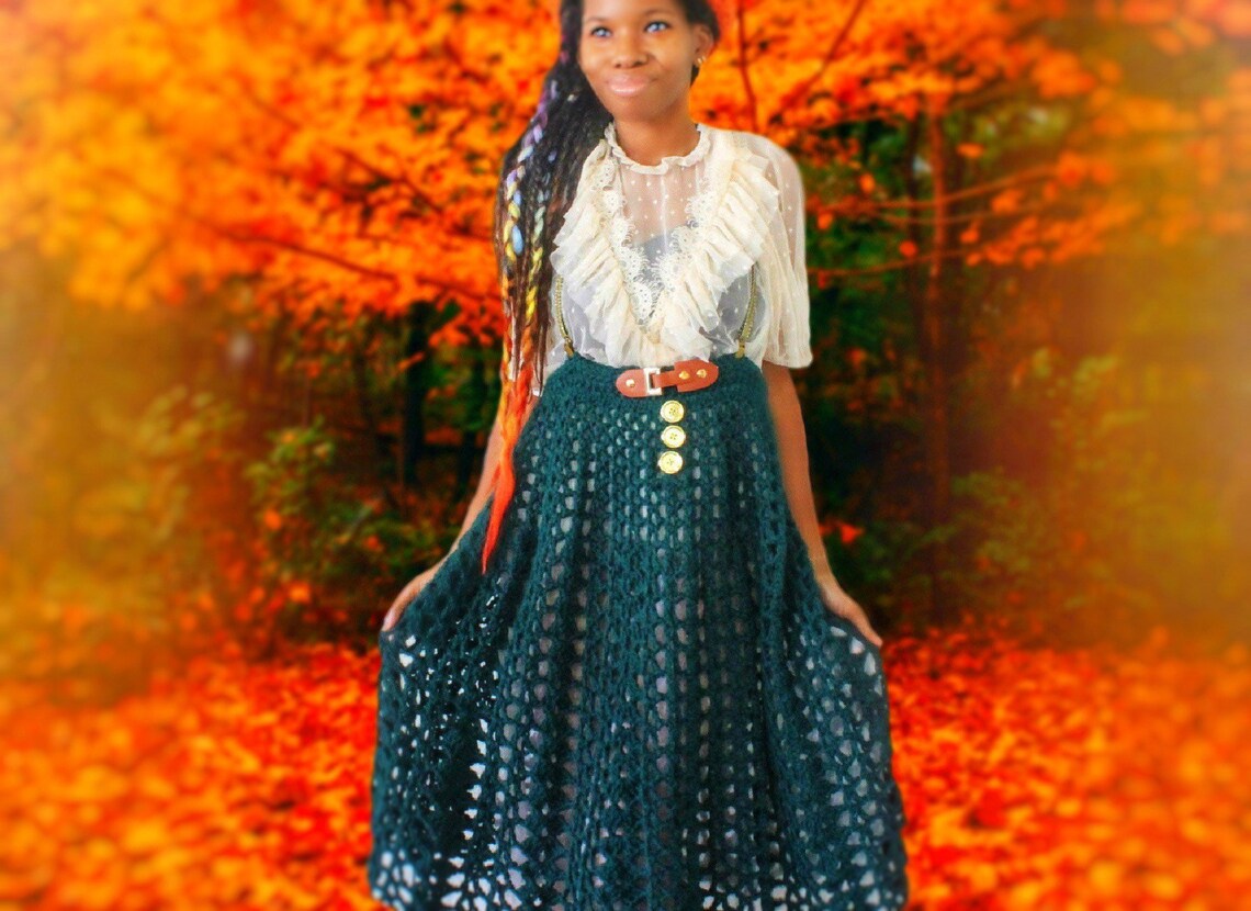 The Rustling Crochet Skirt Pattern. Instant Download | Etsy