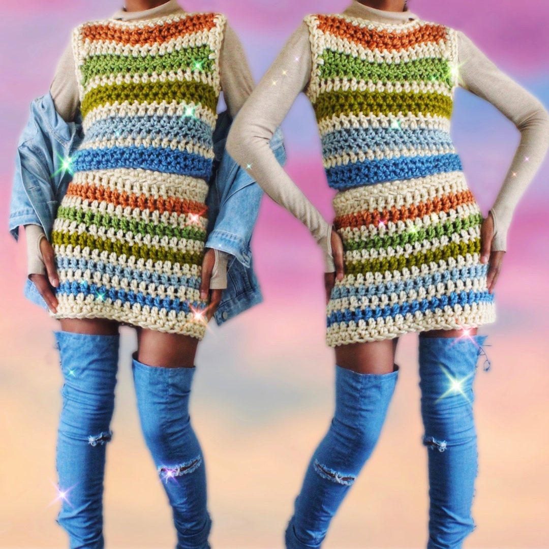 The Larese Crochet Skirt & Crochet Top Pattern Set. Digital Crochet ...