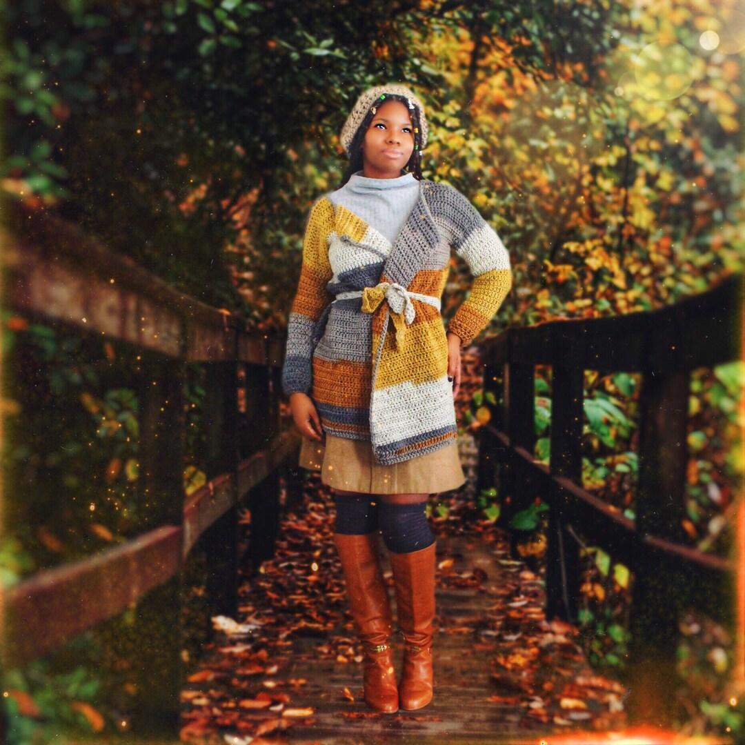 The Atlas Wrap Crochet Cardigan Pattern. Instant Download! - Etsy