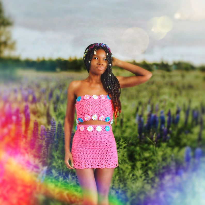 The Saorsa Crochet Skirt Crochet Top Pattern. Instant Download! - Etsy