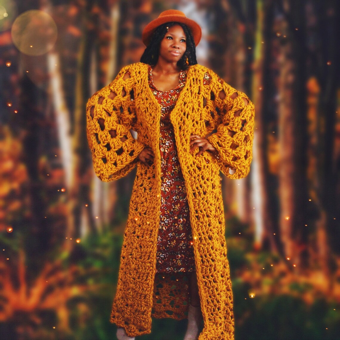 The Alaric Crochet Duster Cardigan Pattern. Instant Digital Download ...
