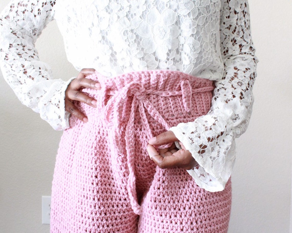 The Garden Rose Crochet Pants Pattern. Digital Download. - Etsy