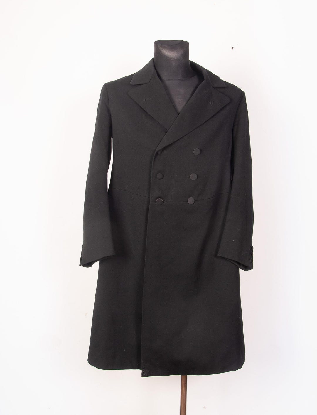 Antique 1900s Edwardian Frock Coat / Victorian Goth Aristocrat Menswear ...