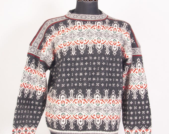 Classic Dale of Norway Pattern Albertville 1992 Pure New Wool Sweater ...