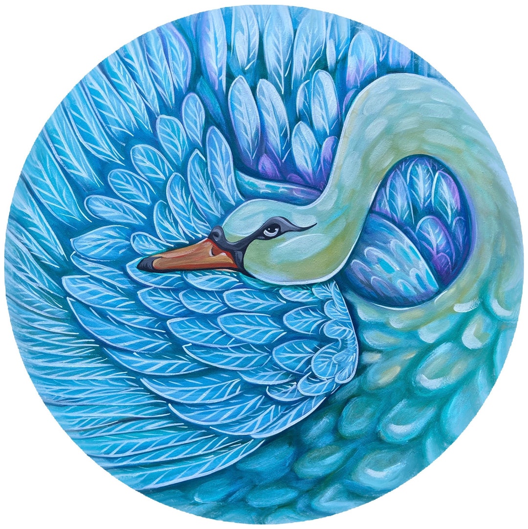 Circle Swan - Etsy