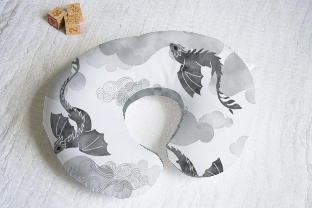 Dragon Nursing Pillow Cover With -personalization- Option - Multiple ...