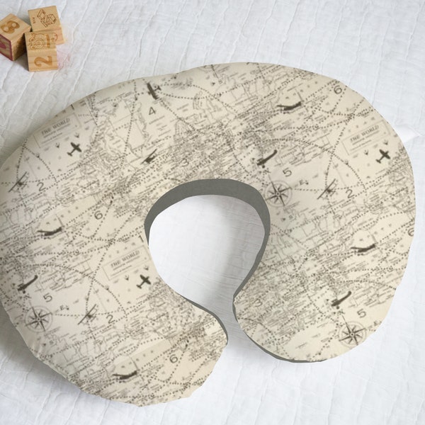 Pillow With Map - Etsy