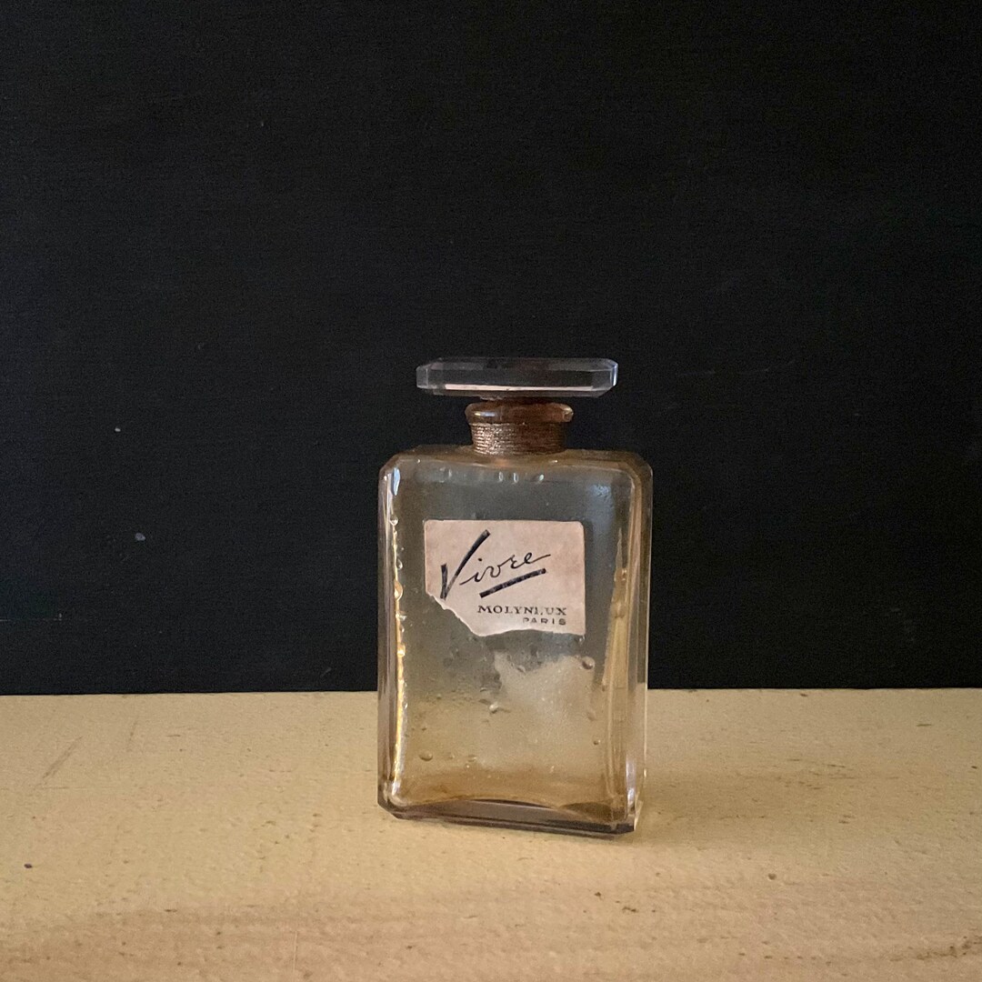 Vintage Vivre Molyneux Perfume Bottle, Paris, Empty, Glass - Etsy