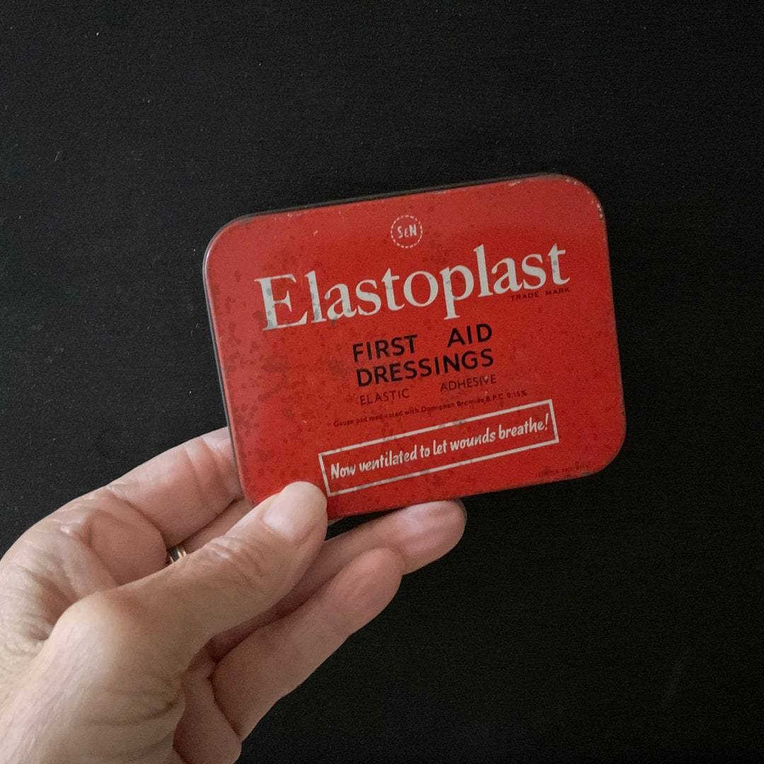 Vintage Elastoplast First Aid Dressings Tin, Made in England, Smith and ...