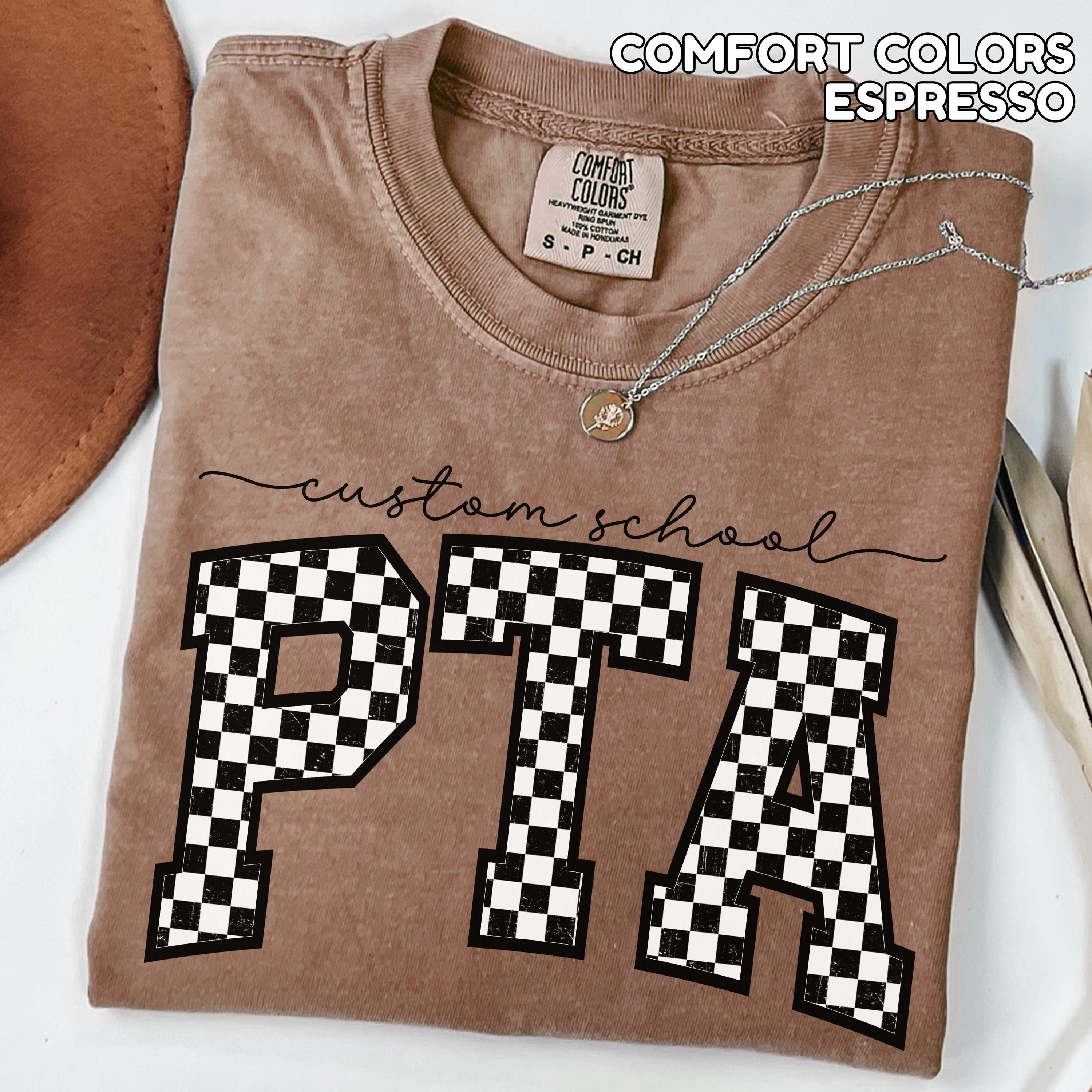 Custom PTA Shirt, Parent Teacher Association Tshirt, Custom PTA Mom ...