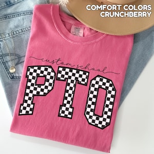 Custom PTO Shirt, Parent Teacher Organization Tshirt, Custom PTO Mom ...