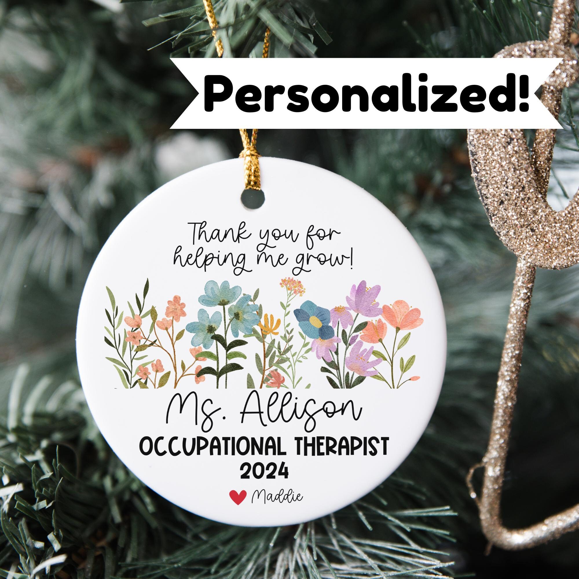 Personalized Gift for Occupational Therapist Ornament, Custom ...