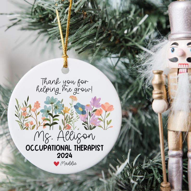 Personalized Gift for Occupational Therapist Ornament, Custom ...