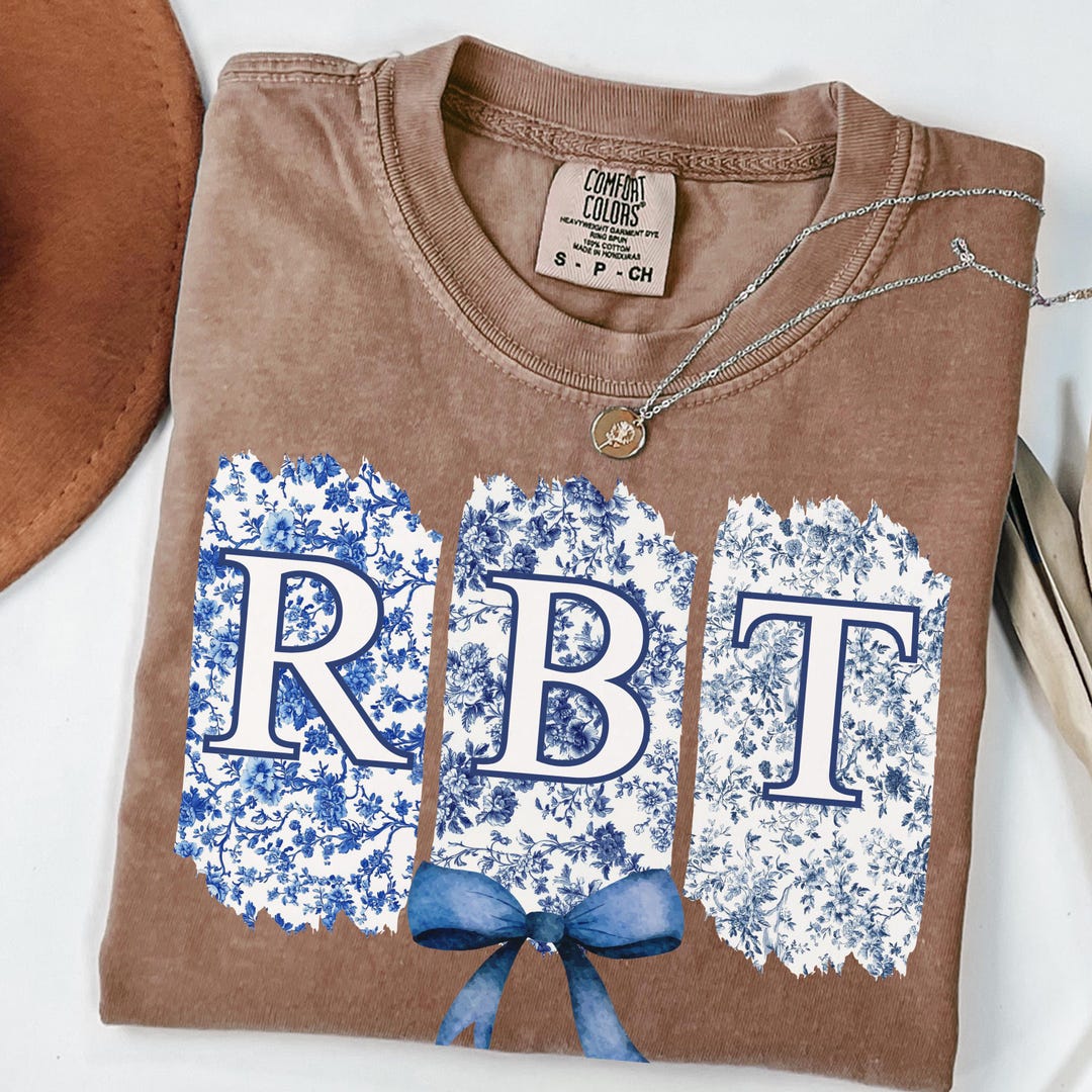 Comfort Colors Floral RBT Shirts, Chinoiserie RBT Group Shirt, Toile ...