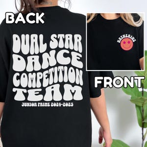 Comfort Colors Dance Team Custom Shirt, Retro Custom Dance Studio Shirt ...