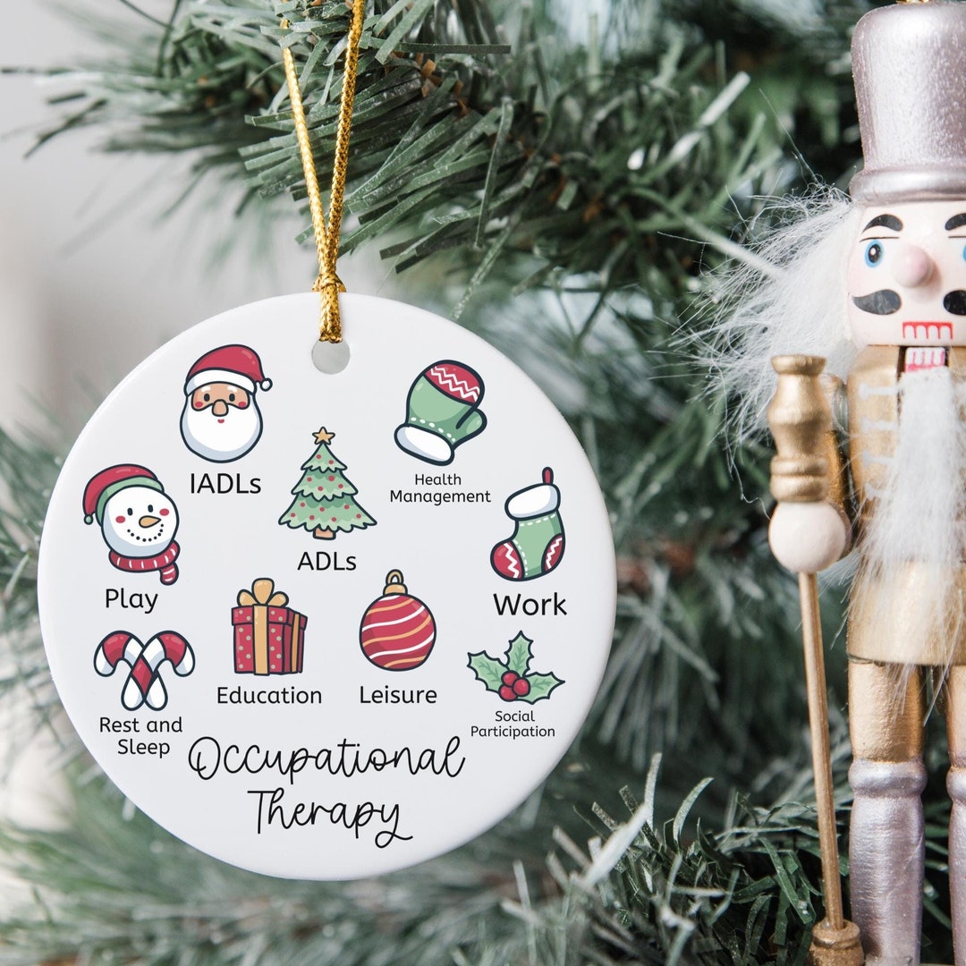 Occupational Therapy Gift, Occupational Therapy Ornament, Christmas ...