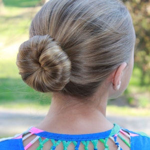 Updo Bun Maker, Hair Bun Holder, Deft Bun, Bun Wrap, Ballet Bun, Dance ...