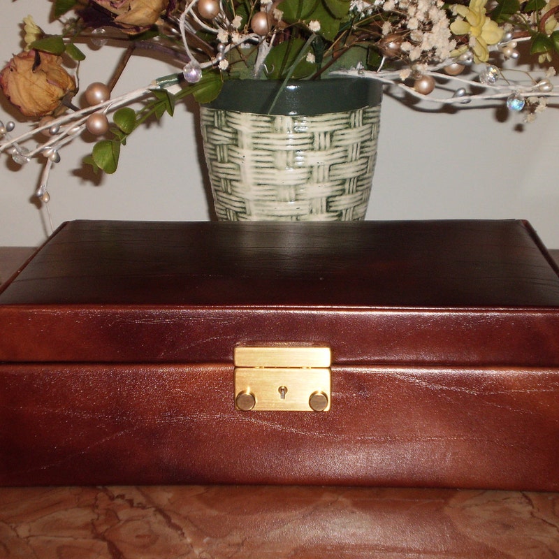 Leather Jewelry Box - Etsy