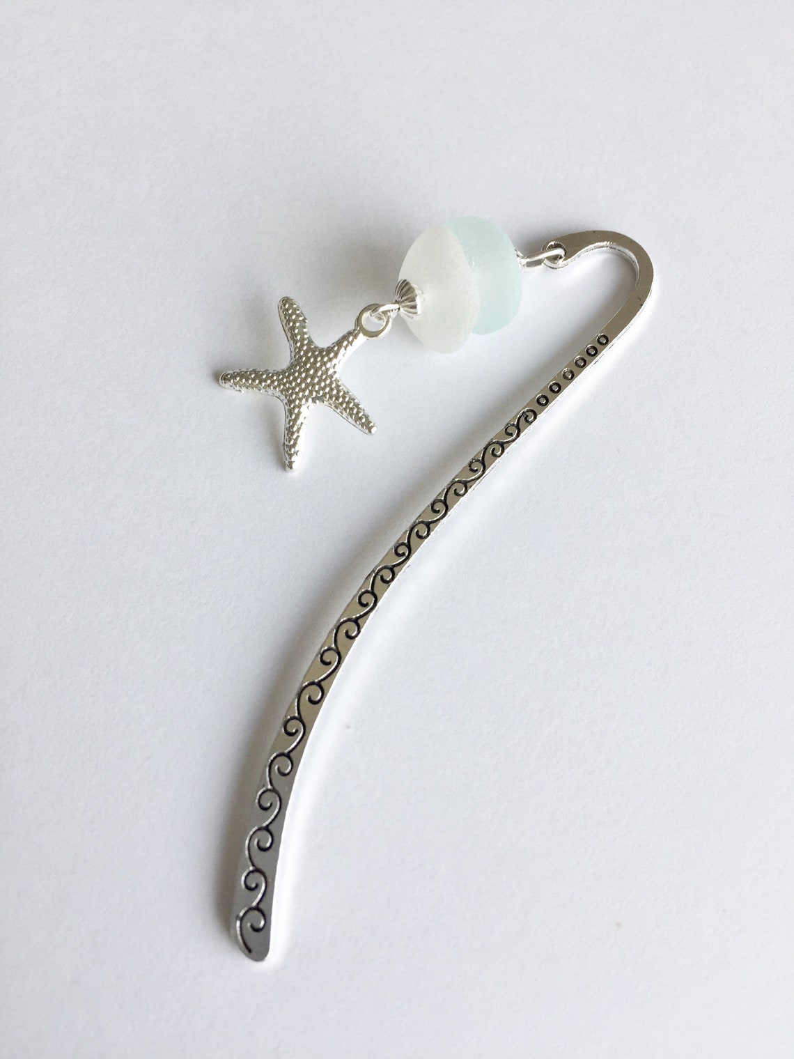 Starfish Bookmark Seaglass Bookmark Beach Lover Bookmark - Etsy