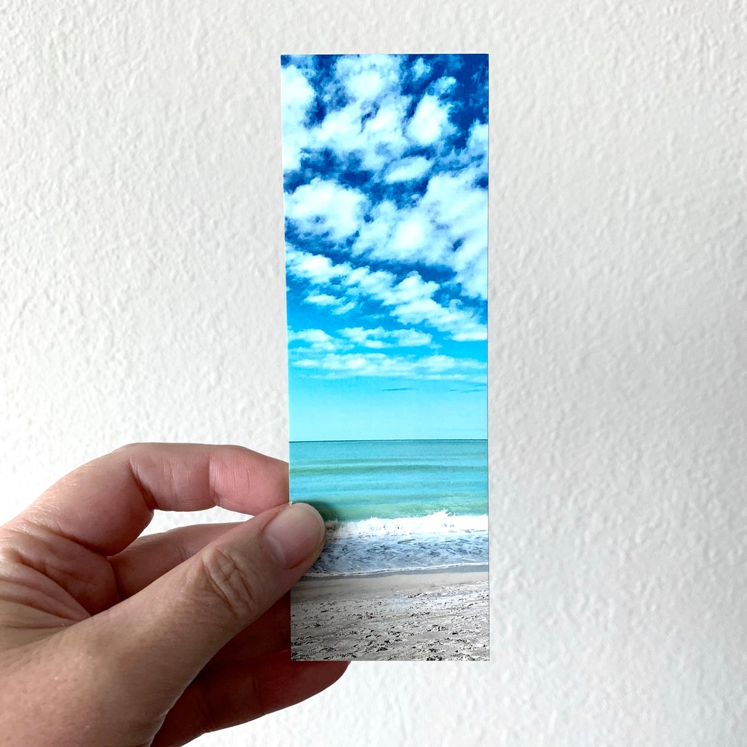 Beach Bookmark, Beach and Ocean Photo Bookmark, Beach Lover Bookmark ...