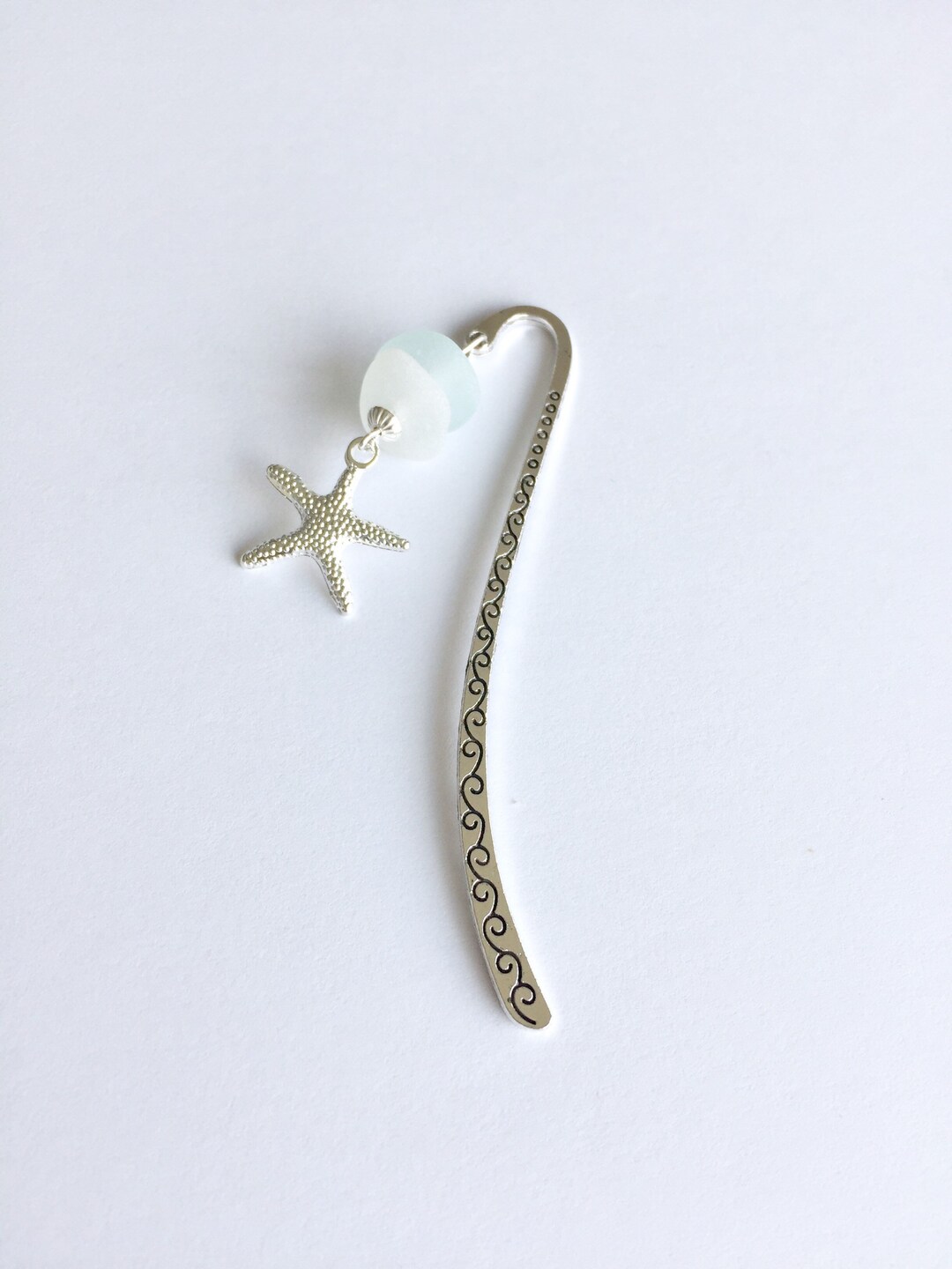Starfish Bookmark, Seaglass Bookmark, Beach Lover Bookmark, Book Lover ...