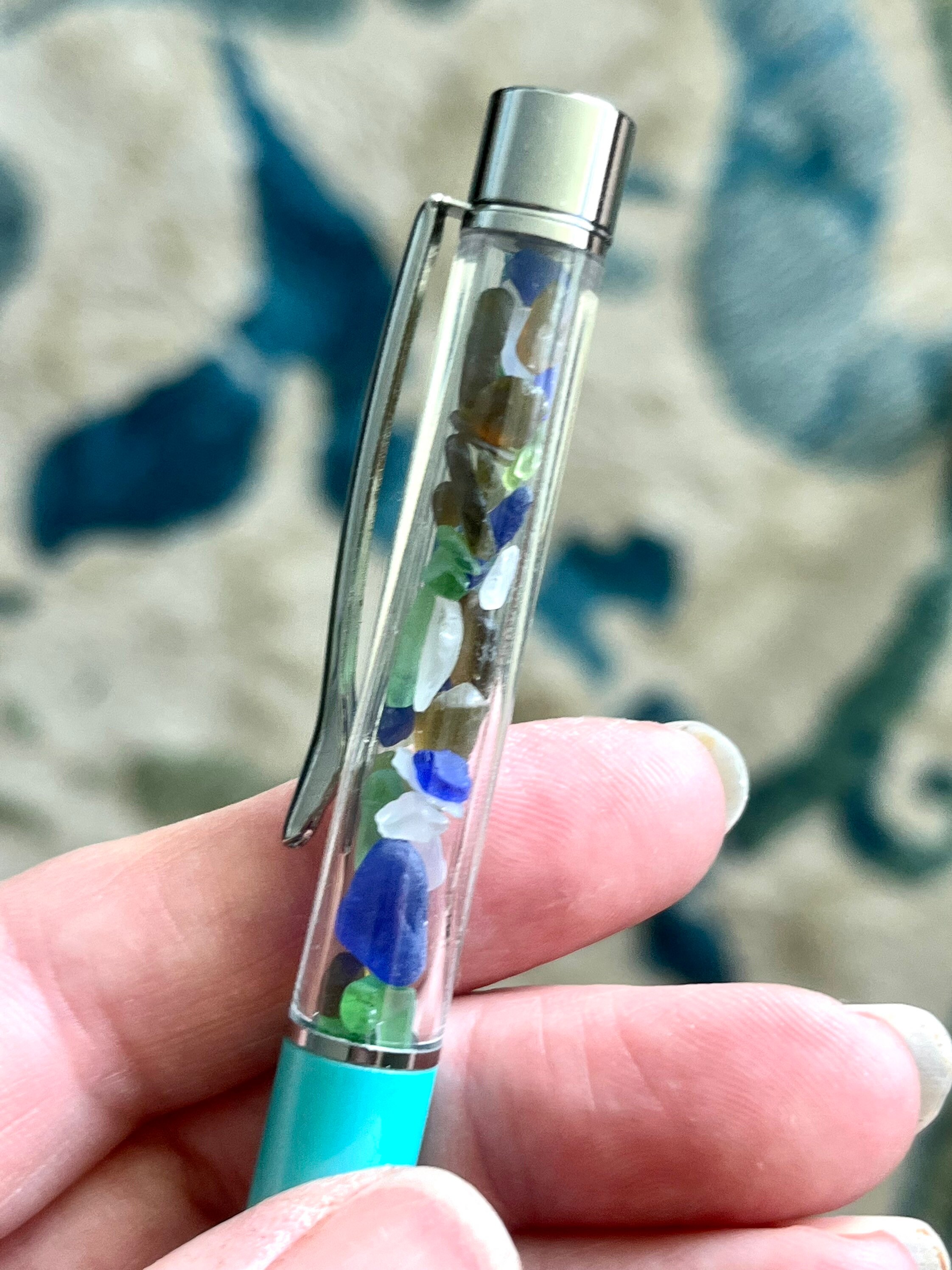 Seaglass Pen - Ballpoint Pen Filled With Genuine Ocean-tumbled Seaglass ...