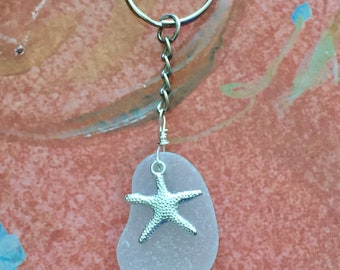 Sea Glass Keychain | Etsy
