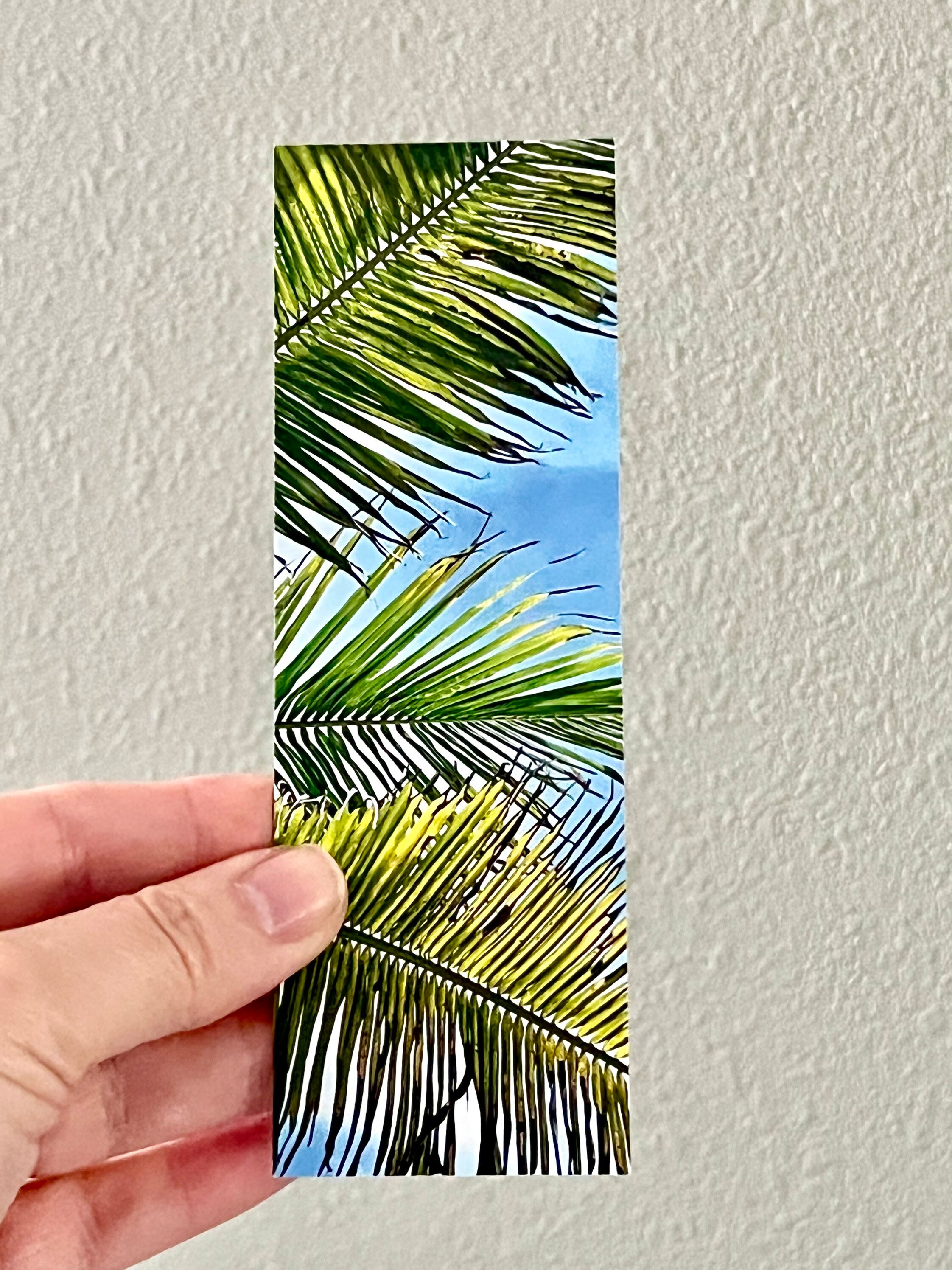 Beach Bookmark, Ocean Palms Photo Bookmark, Palm Tree Bookmark, Book ...