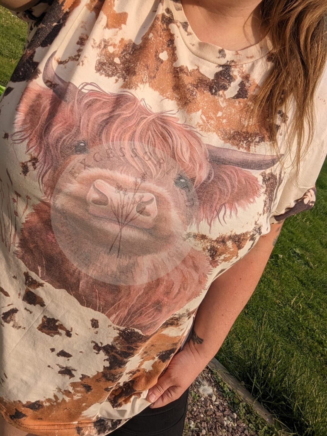 Highland Cow Shirt Women, Cute Cow Gifts for Cow Lovers, Country Girl ...