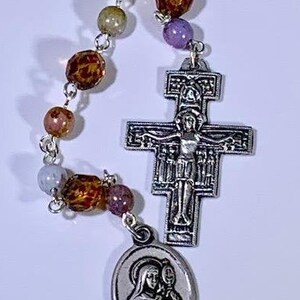 St. Clare/st. Clair/st. Claire of Assisirosary Chapletst - Etsy