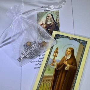 St. Clare/st. Clair/st. Claire of Assisirosary Chapletst - Etsy