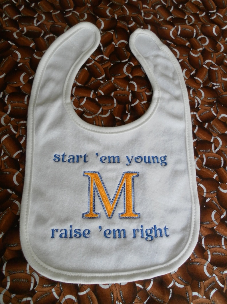 Baby Bib - University of Michigan Start 'em Young - Wolverines ...