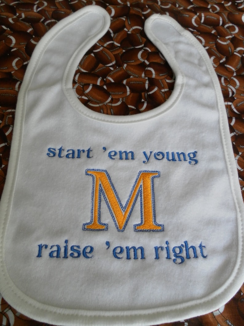 Baby Bib - University of Michigan Start 'em Young - Wolverines ...