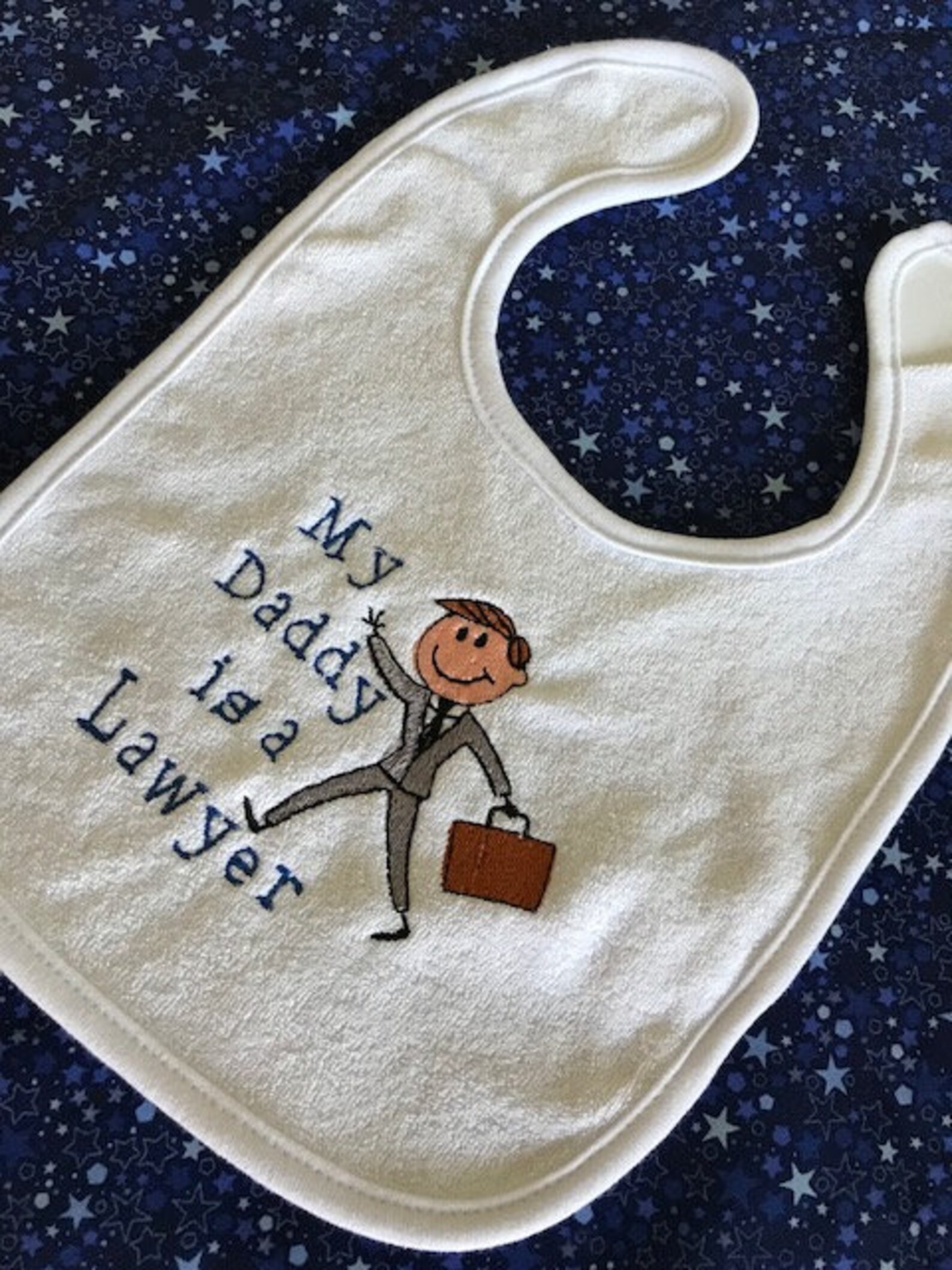 Baby Bib - My Daddy is a Lawyer - Career Bibs - Daddy Bib - Shower Gift ...