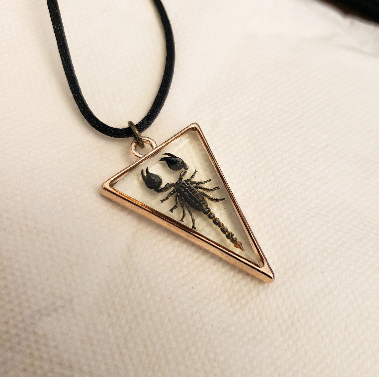 Scorpion Pendant 3D Resin Painted Pendant Made to Order | Etsy