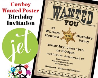 Yellowstone Party Invitation - Etsy