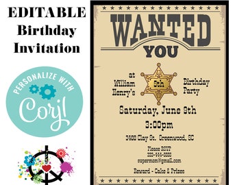 Yellowstone Birthday Printables | Etsy New Zealand