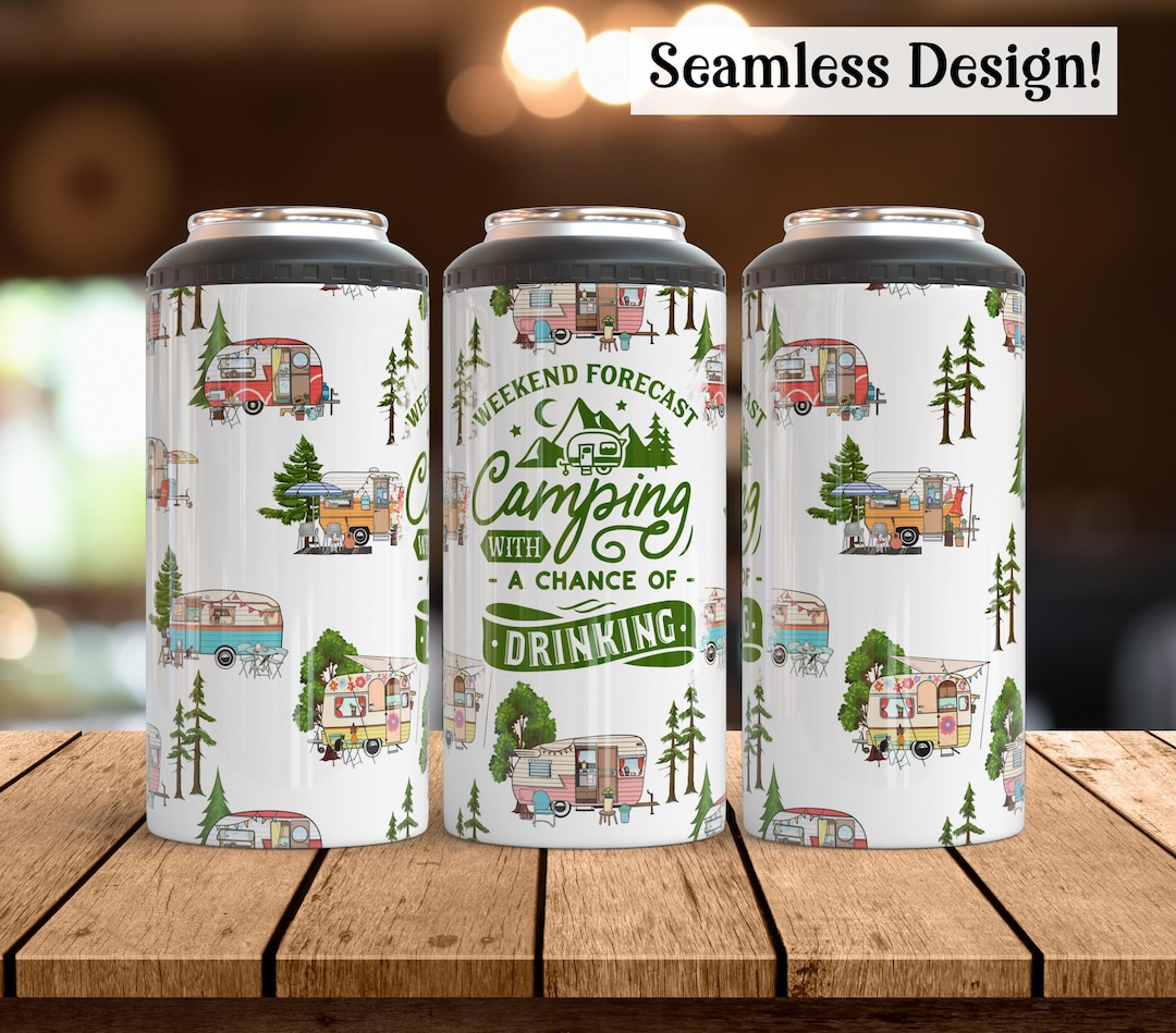 Camping & Drinking 4 in 1 Can Chiller Wrap, Weekend Forecast ...