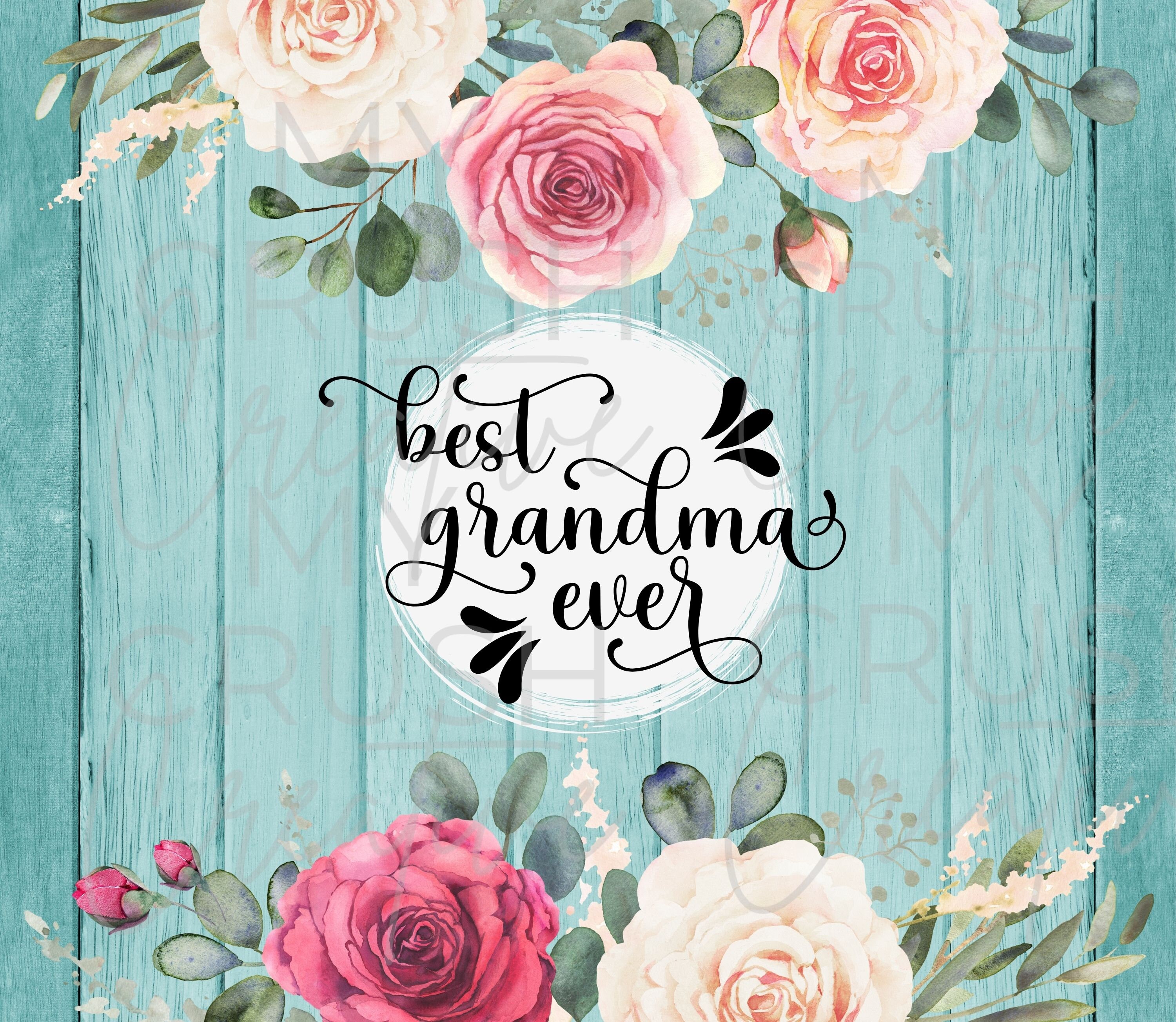 Best Grandma Ever Tumbler Wrap Sublimation 20 Oz Skinny Design - Etsy