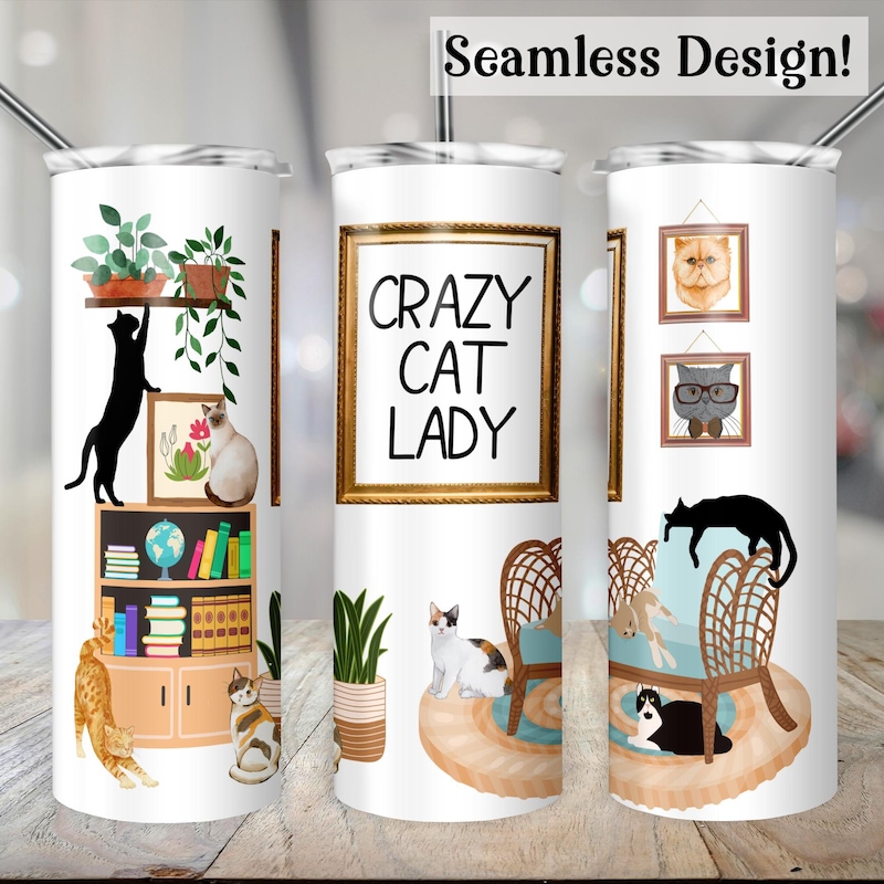 Crazy Lady Svg Cup - Etsy
